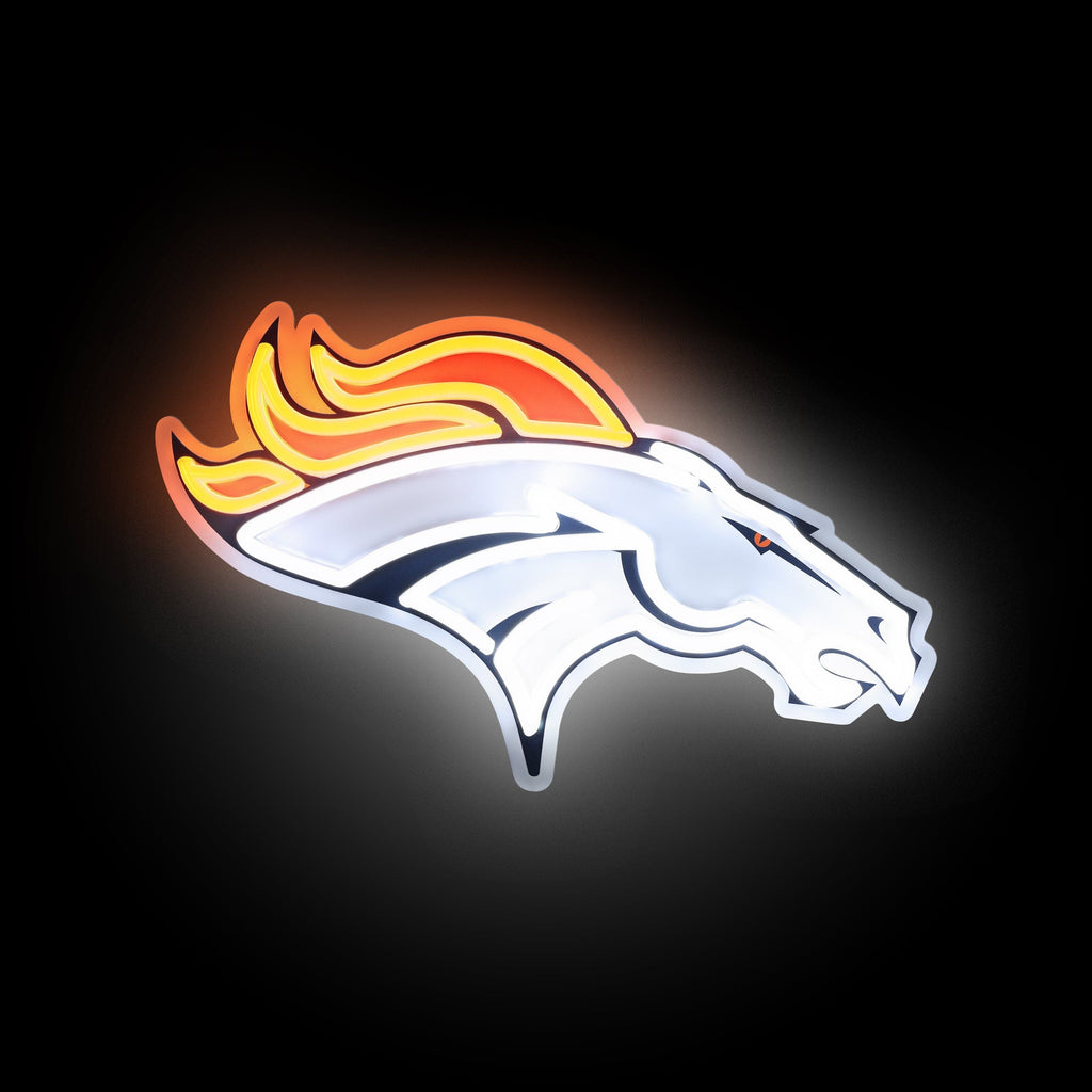 Denver Broncos LED Neon Light Up Team Logo Sign FOCO