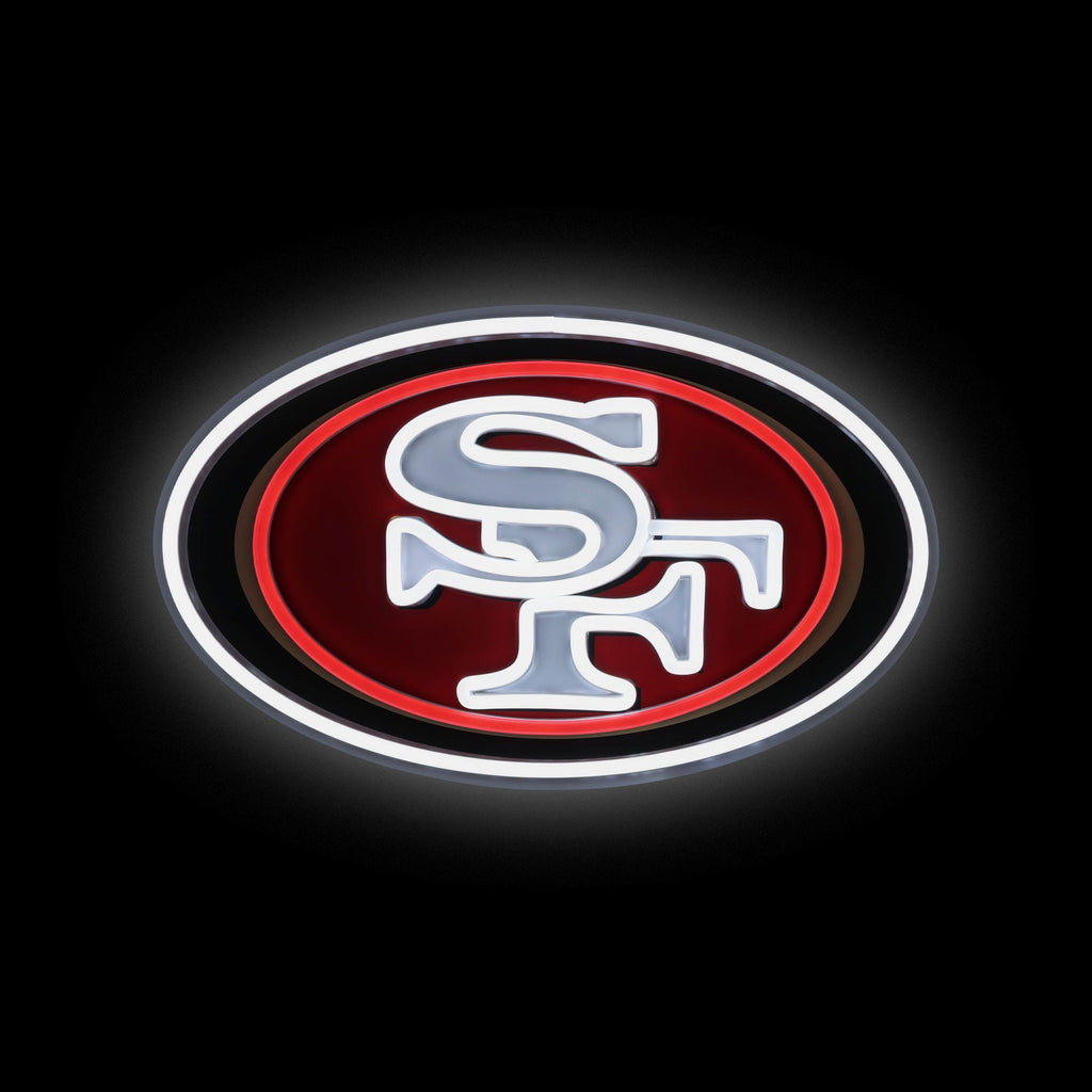San Francisco 49ers LED Neon Light Up Team Logo Sign FOCO