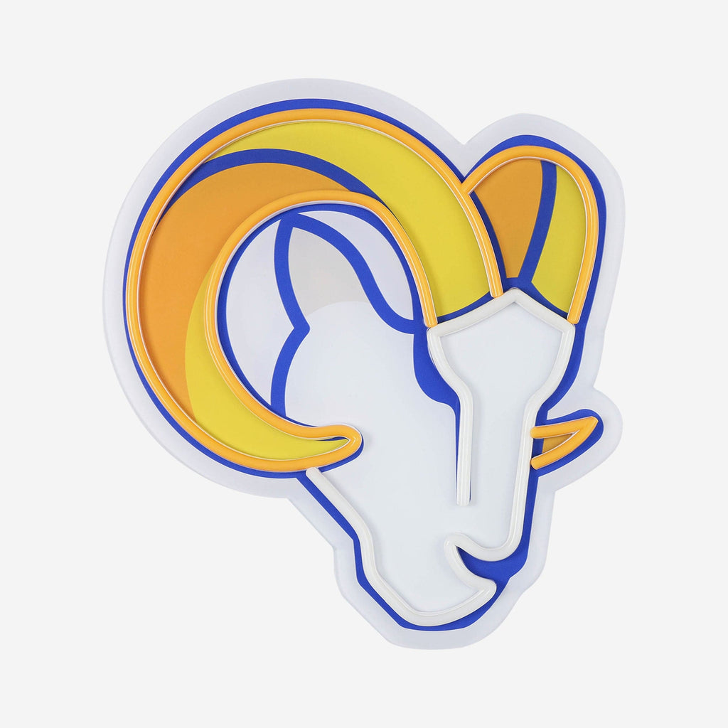 Los Angeles Rams LED Neon Light Up Team Logo Sign FOCO