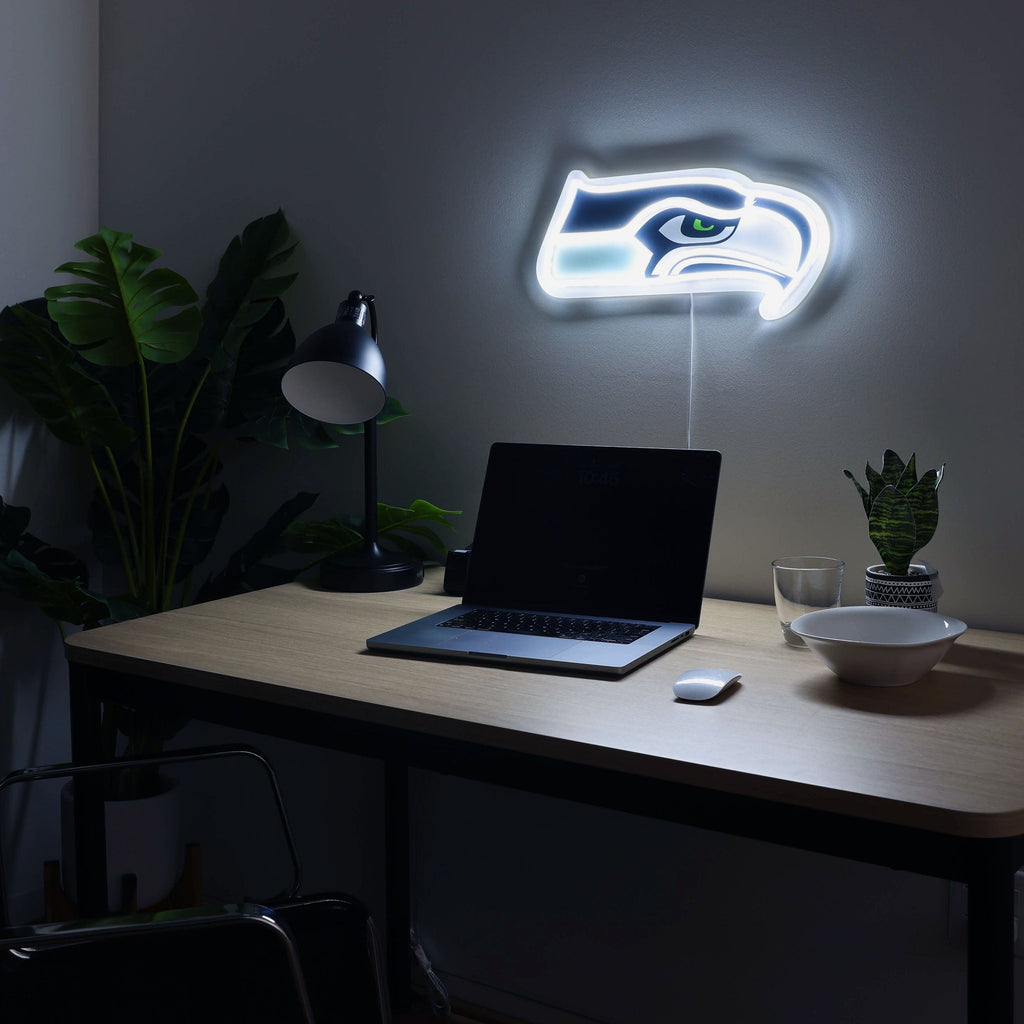 Seattle Seahawks LED Neon Light Up Team Logo Sign FOCO