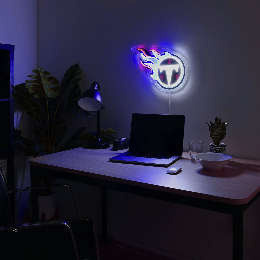 Tennessee Titans LED Neon Light Up Team Logo Sign FOCO