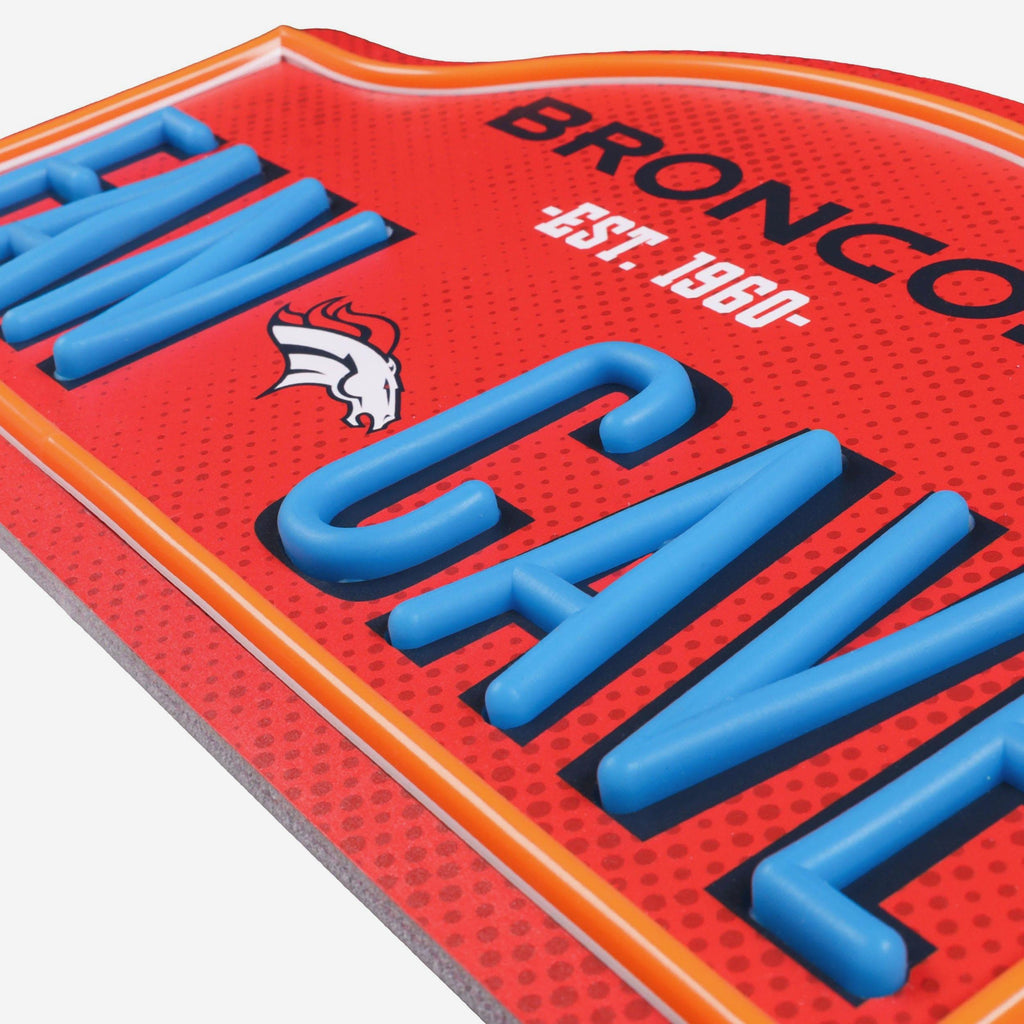 Denver Broncos LED Neon Fancave Sign FOCO
