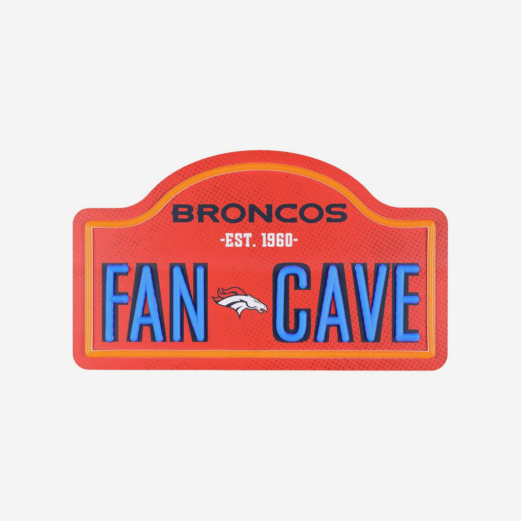 Denver Broncos LED Neon Fancave Sign FOCO
