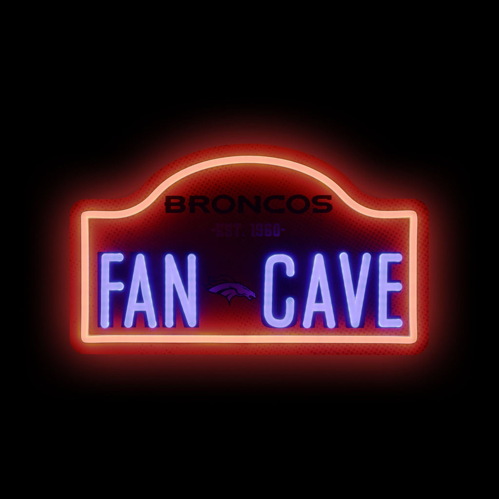 Denver Broncos LED Neon Fancave Sign FOCO