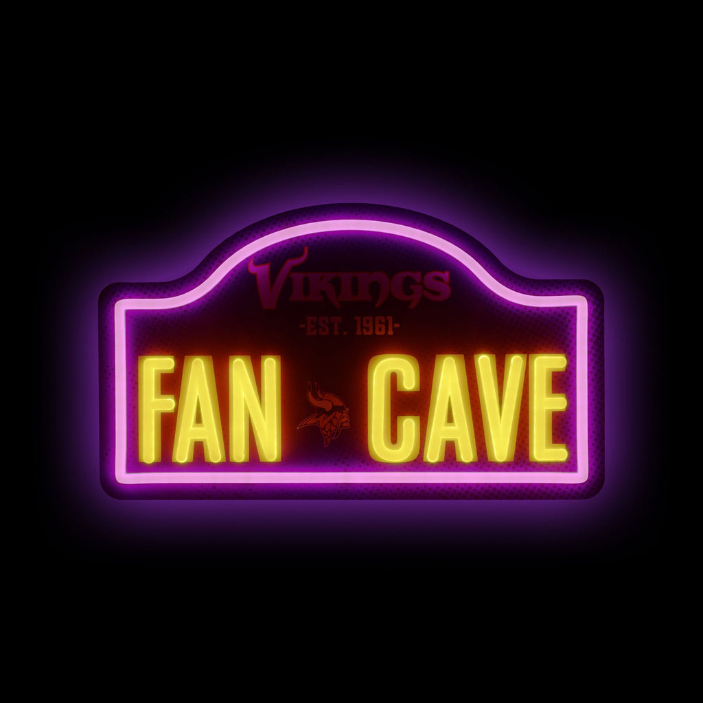 Minnesota Vikings LED Neon Fancave Sign FOCO