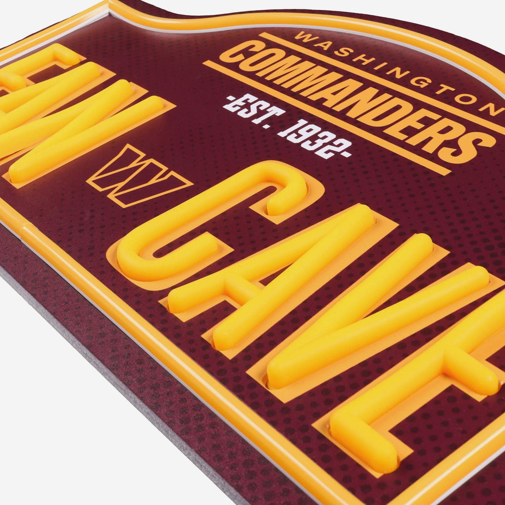 Washington Commanders LED Neon Fancave Sign FOCO