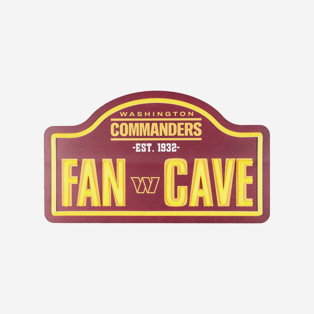 Washington Commanders LED Neon Fancave Sign FOCO