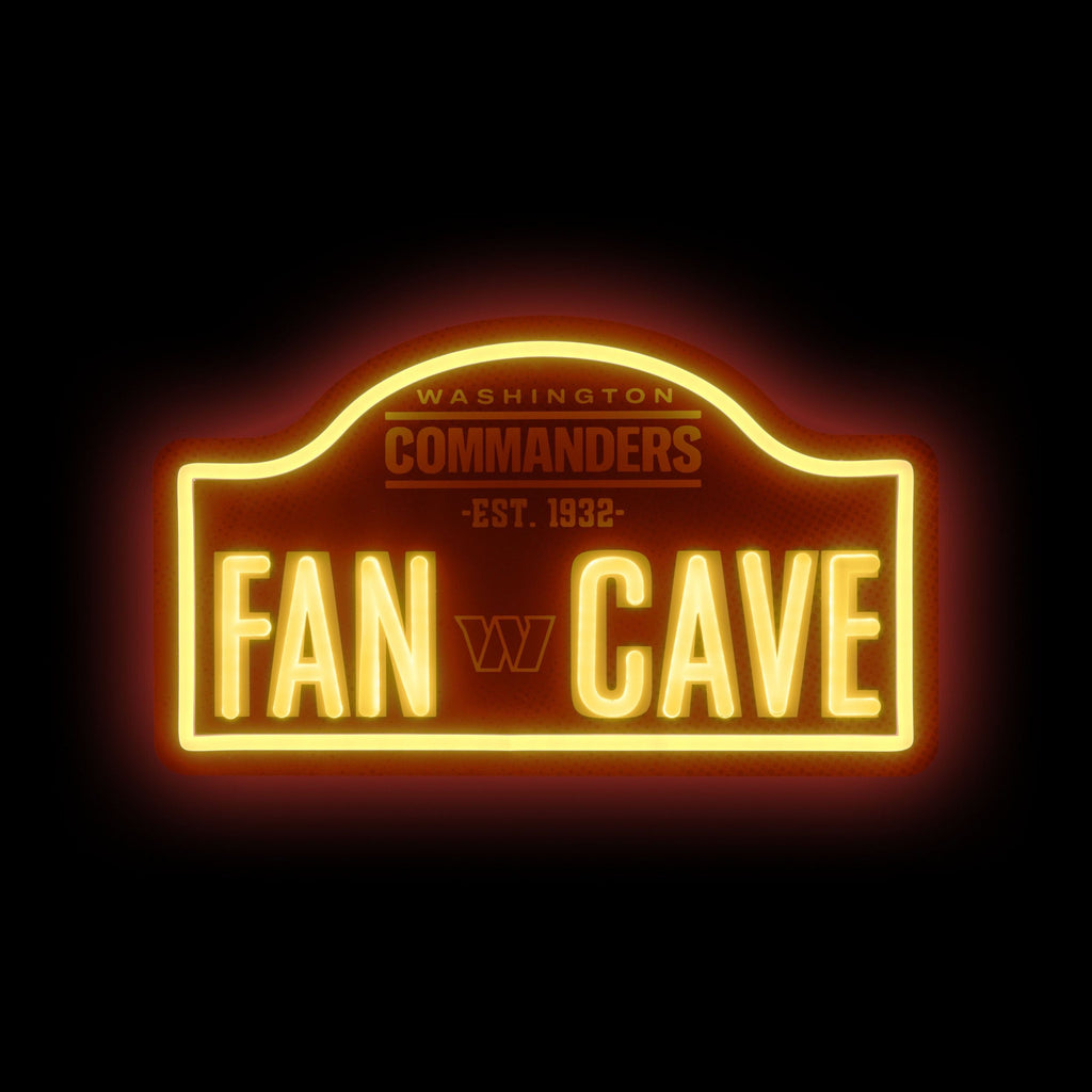 Washington Commanders LED Neon Fancave Sign FOCO