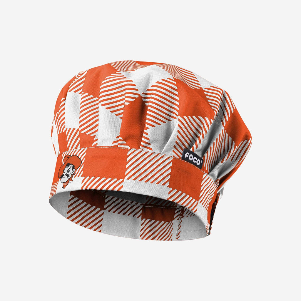 Oklahoma State Cowboys Plaid Chef Hat FOCO