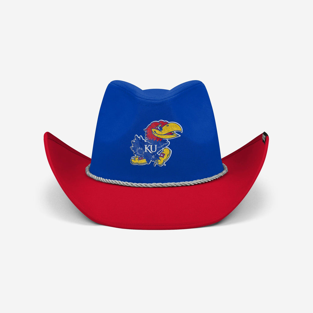 Kansas Jayhawks Two Tone Cowboy Hat FOCO