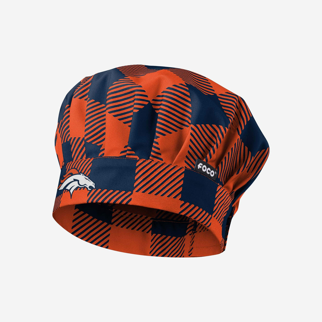 Denver Broncos Plaid Chef Hat FOCO