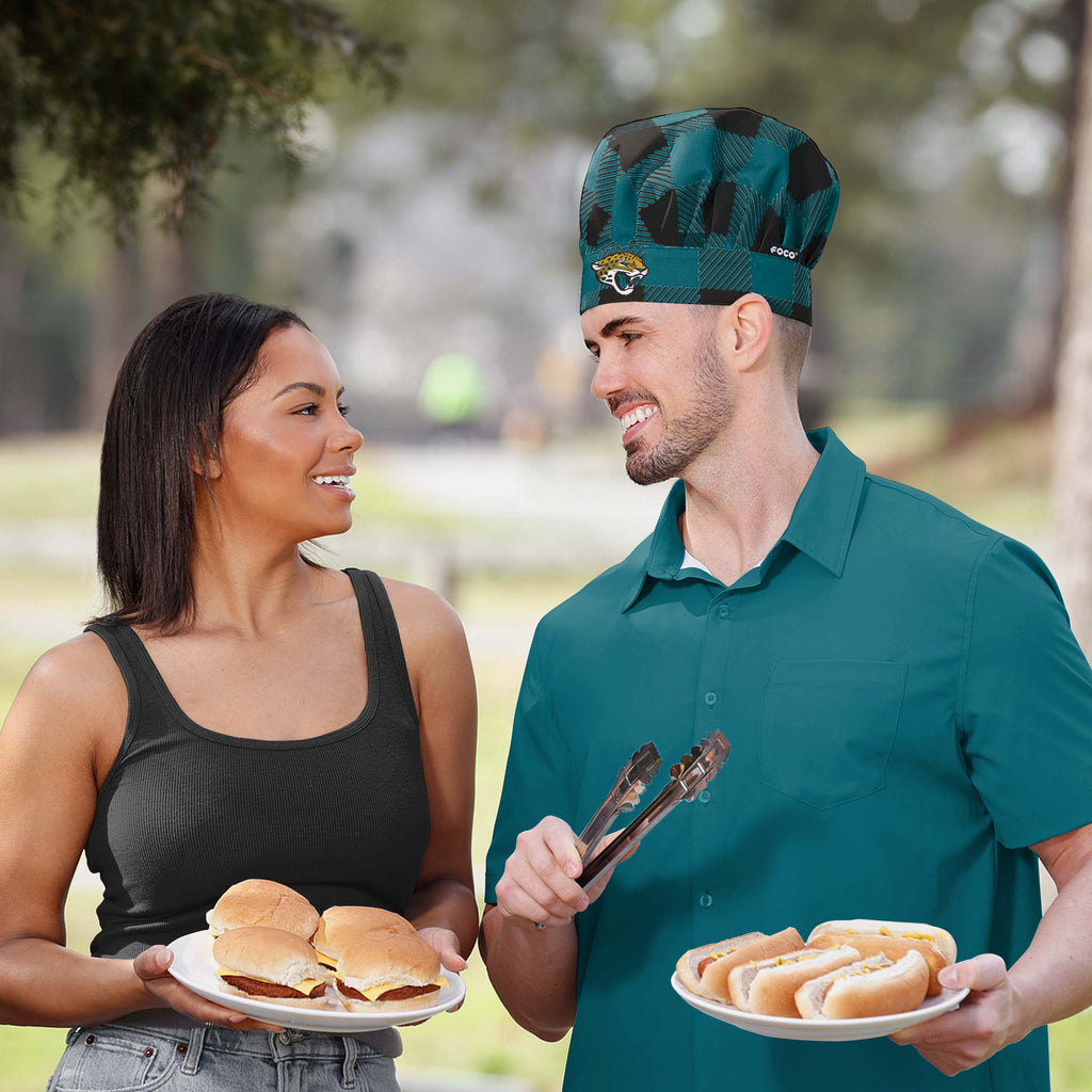 Jacksonville Jaguars Plaid Chef Hat FOCO