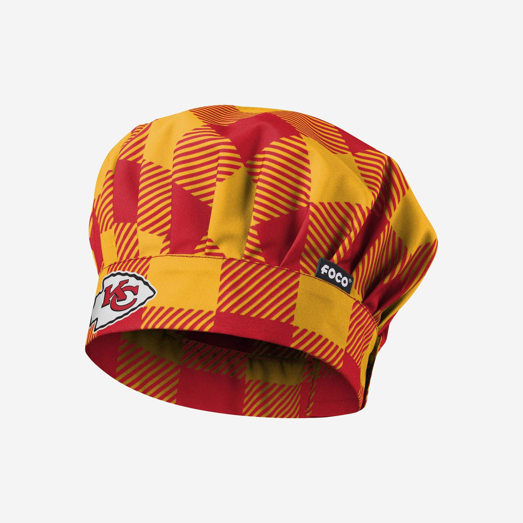 Kansas City Chiefs Plaid Chef Hat FOCO