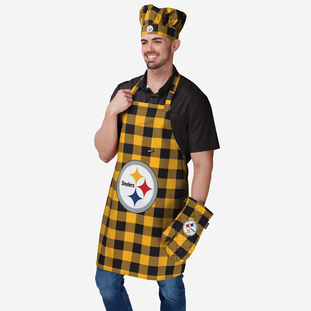 Pittsburgh Steelers Plaid Chef Hat FOCO