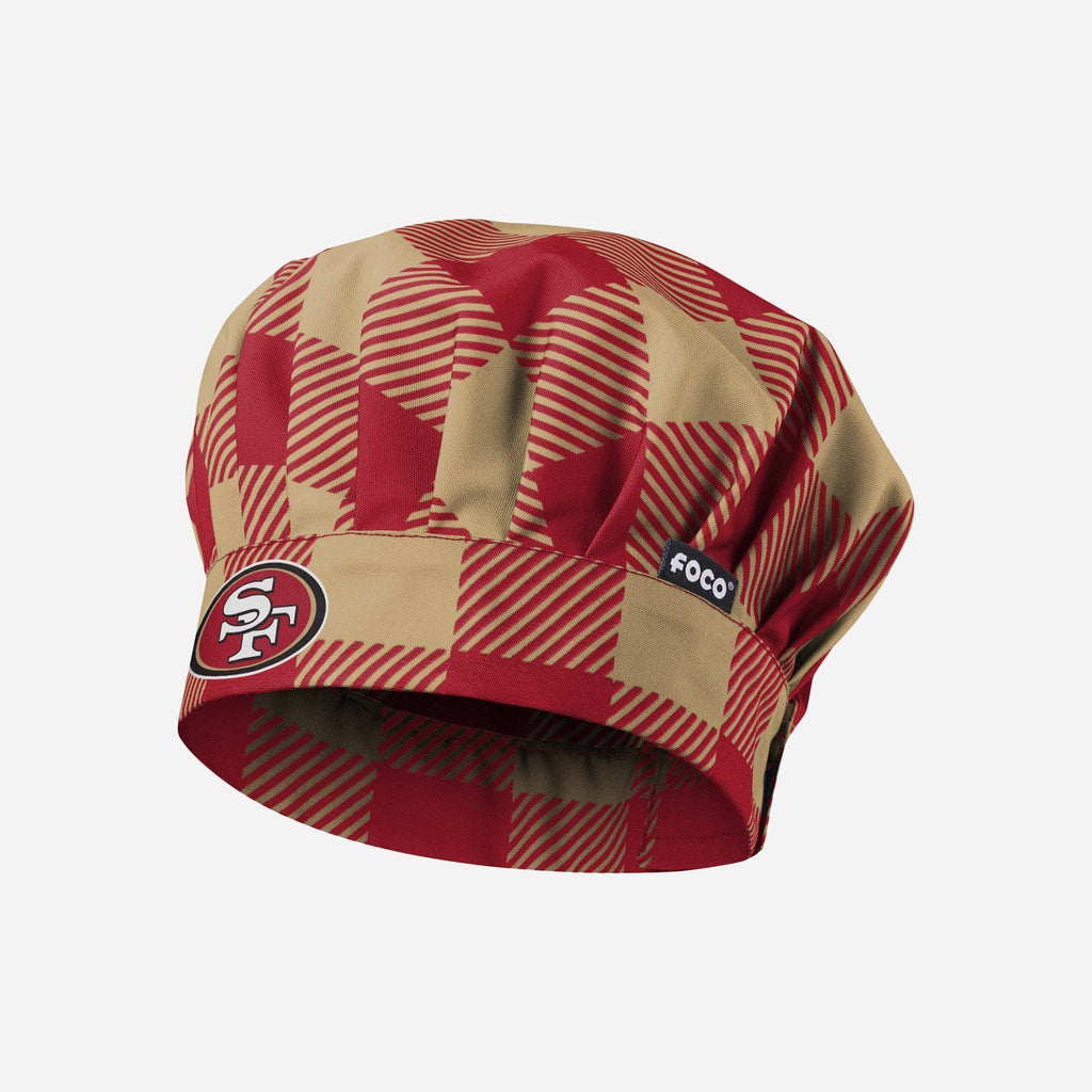 San Francisco 49ers Plaid Chef Hat FOCO