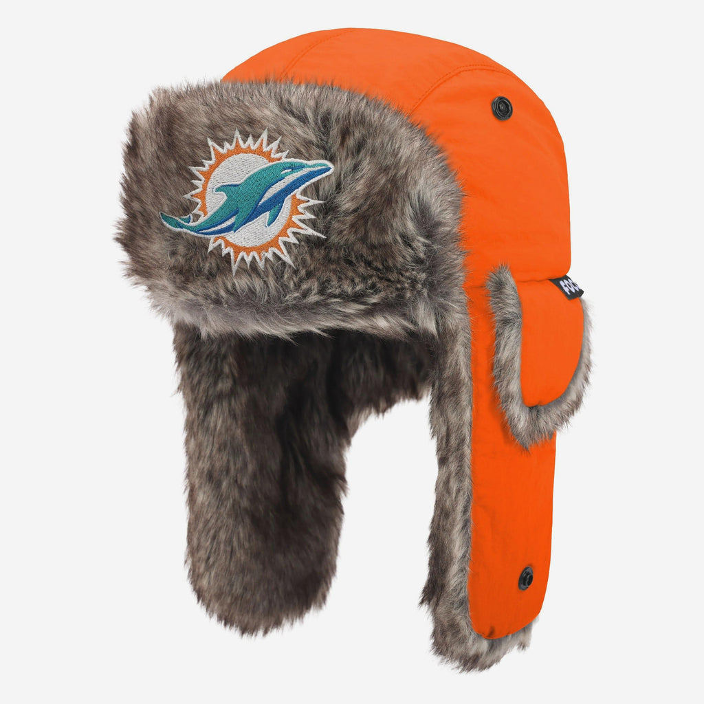 Miami Dolphins Faux Fur Trapper Hat FOCO
