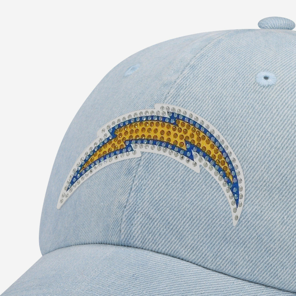 Los Angeles Chargers Rhinestone Logo Denim Casual Cap FOCO