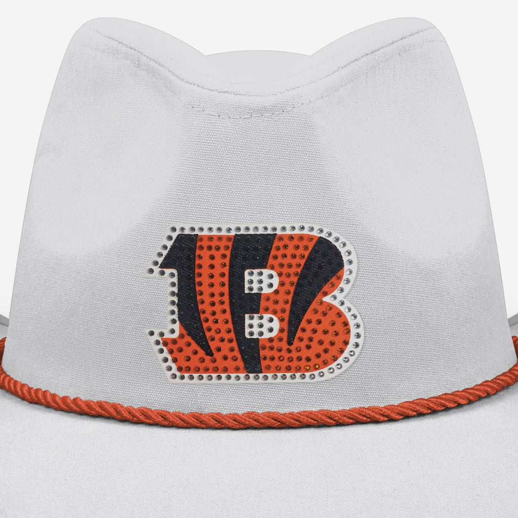 Cincinnati Bengals White Rhinestone Logo Cowboy Hat FOCO