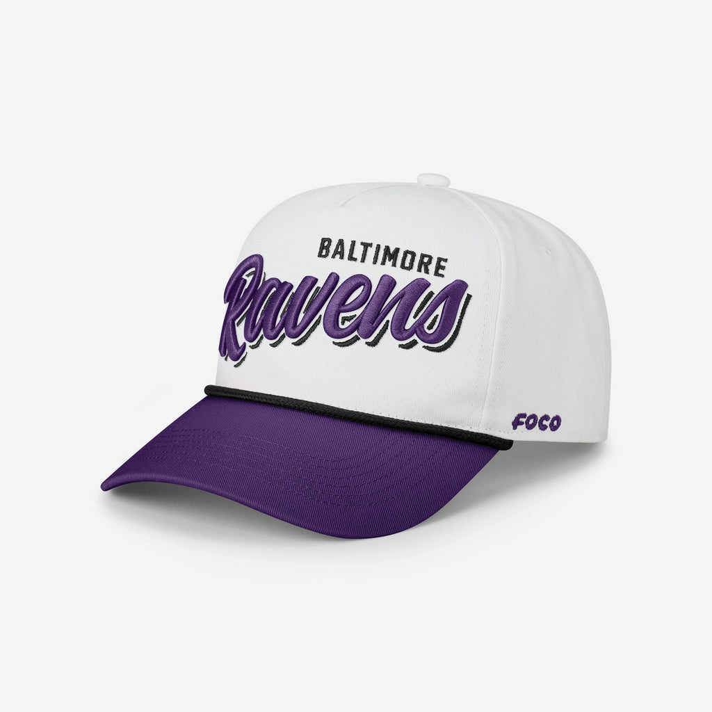 Baltimore Ravens Monty Script Marquee RF Cap FOCO