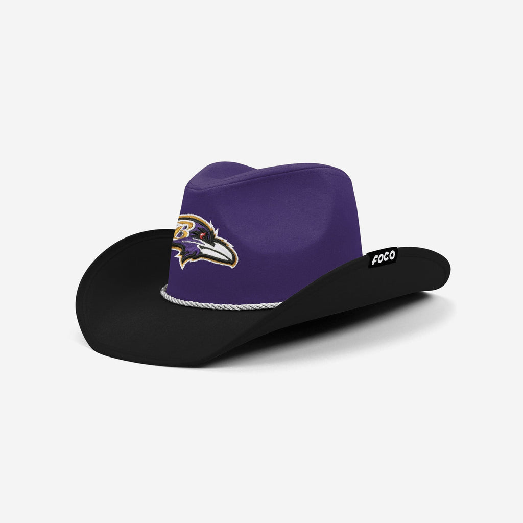 Baltimore Ravens Two Tone Cowboy Hat FOCO
