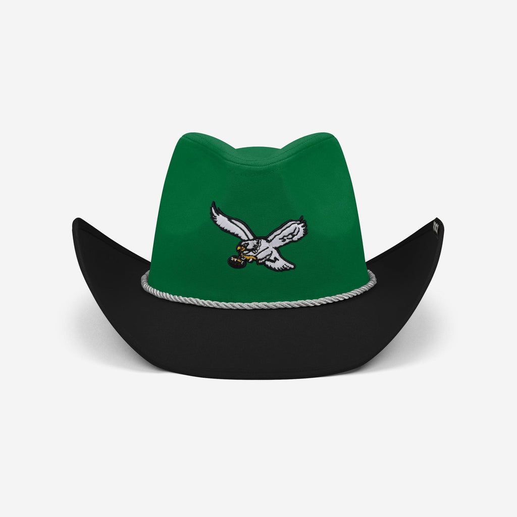 Philadelphia Eagles Kelly Green Two Tone Cowboy Hat FOCO