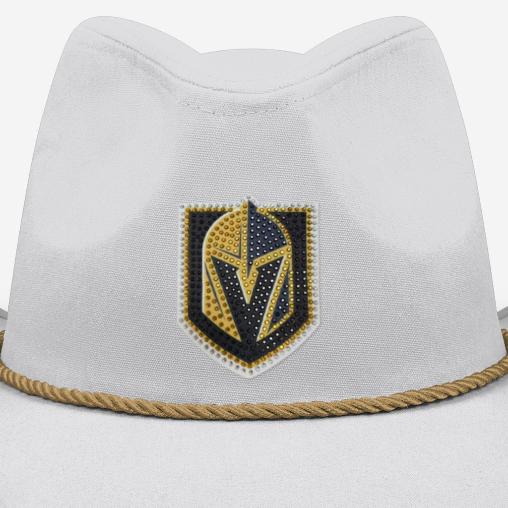 Vegas Golden Knights White Rhinestone Logo Cowboy Hat FOCO