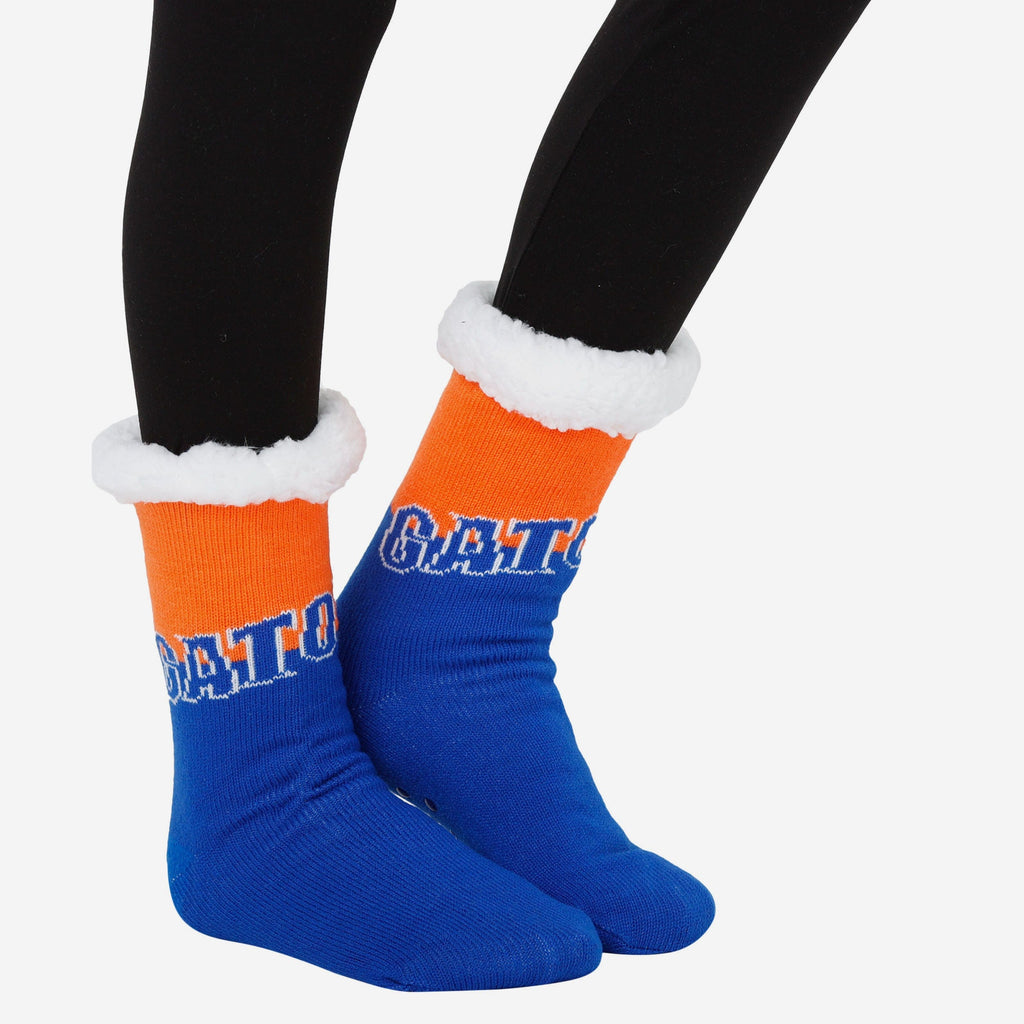 Florida Gators Womens Fan Footy 3 Pack Slipper Socks FOCO