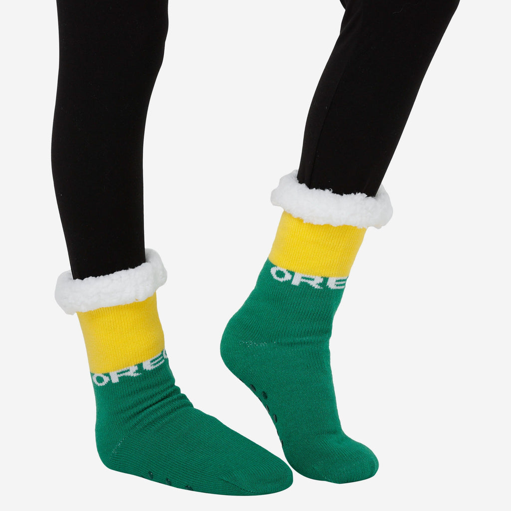 Oregon Ducks Womens Fan Footy 3 Pack Slipper Socks FOCO