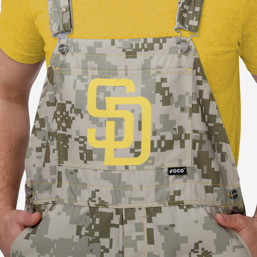 San Diego Padres Mens Thematic Bib Shortalls FOCO
