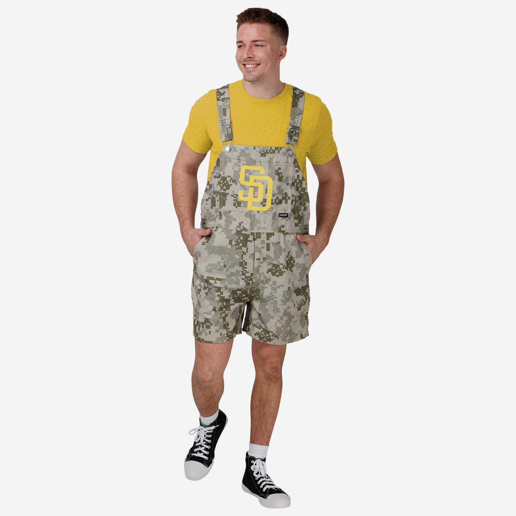 San Diego Padres Mens Thematic Bib Shortalls FOCO