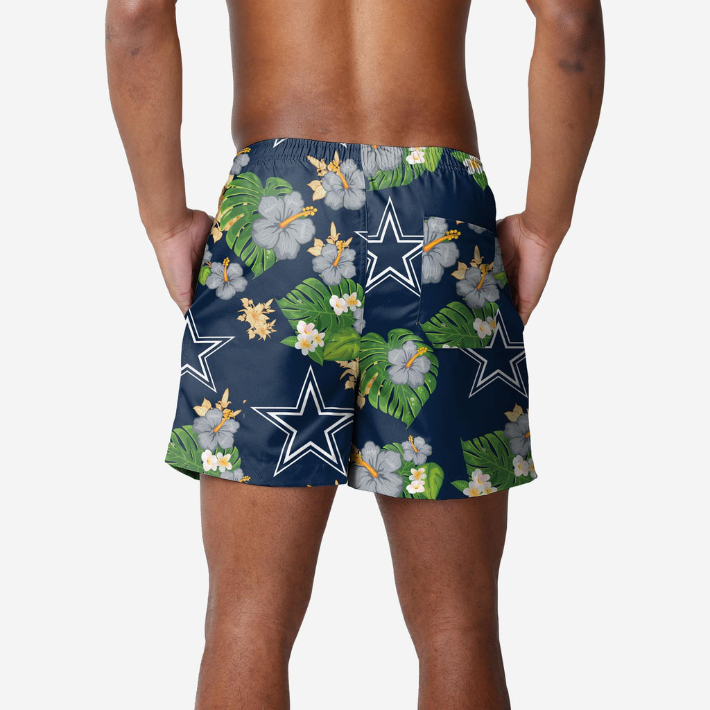 Dallas Cowboys Floral Swimming Trunks FOCO