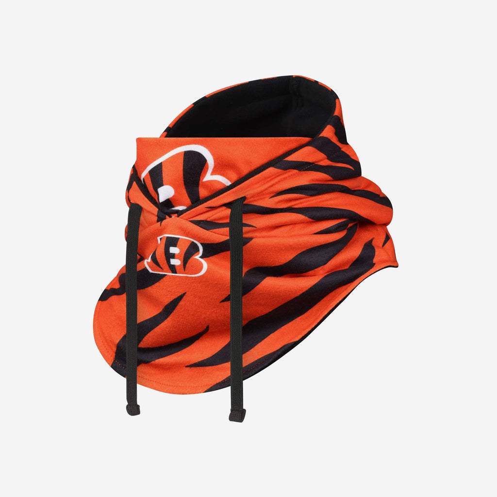 Cincinnati Bengals Alternate Team Color Drawstring Hooded Gaiter FOCO