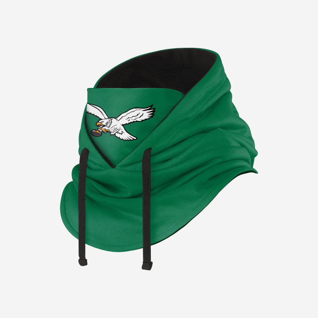 Philadelphia Eagles Retro Drawstring Hooded Gaiter FOCO