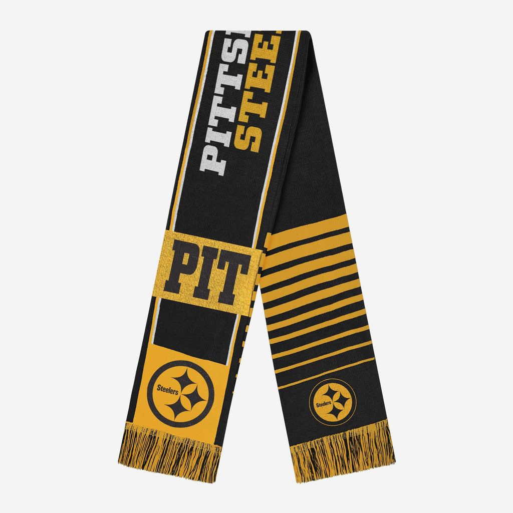 Pittsburgh Steelers Reversible Thematic Scarf FOCO