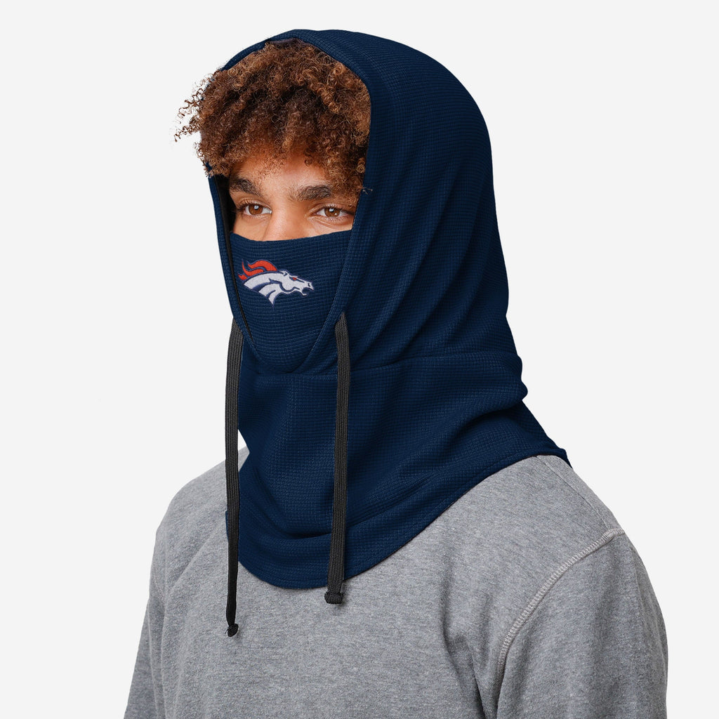 Denver Broncos Waffle Drawstring Hooded Gaiter FOCO