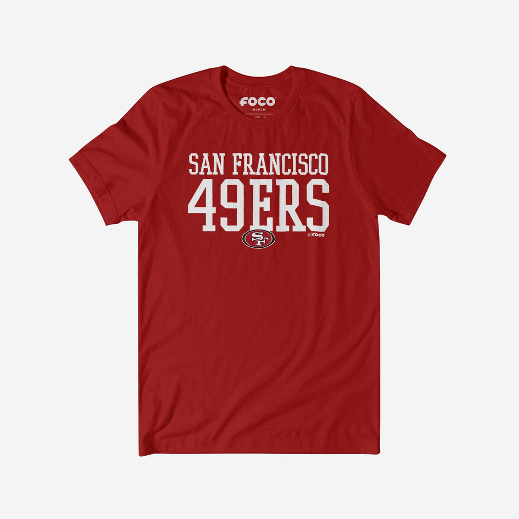 San Francisco 49ers Bold Wordmark T-Shirt FOCO