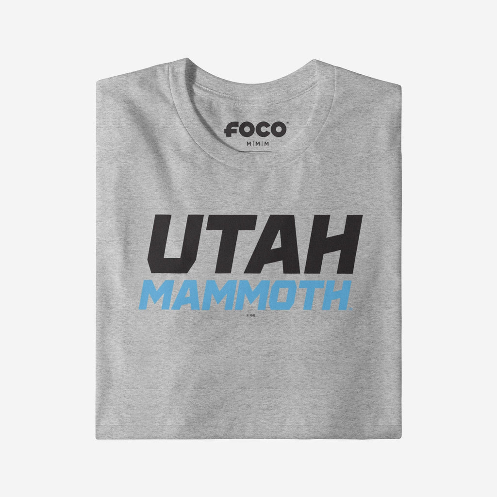 Utah Mammoth Wordmark Logo T-Shirt FOCO