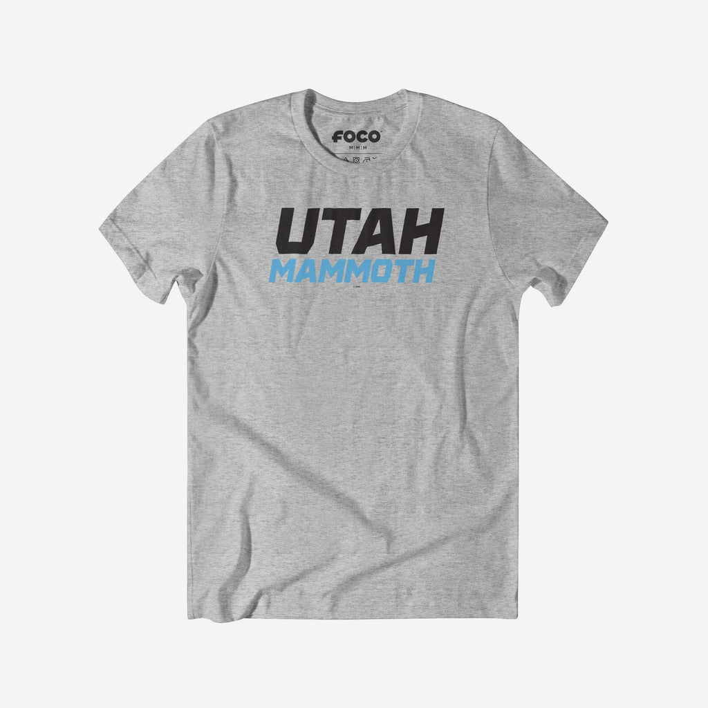 Utah Mammoth Wordmark Logo T-Shirt FOCO
