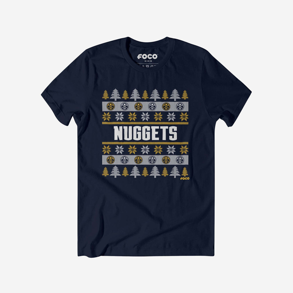 Denver Nuggets Holiday Sweater T-Shirt FOCO