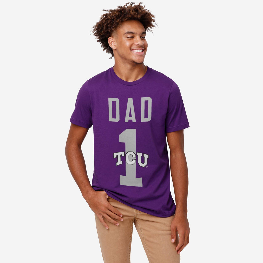 TCU Horned Frogs Number 1 Dad T-Shirt FOCO