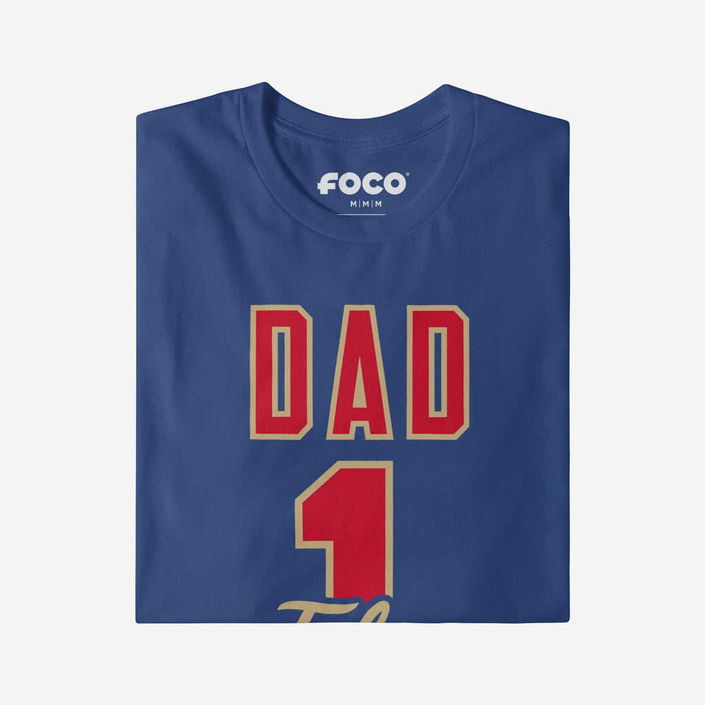 Tulsa Golden Hurricane Number 1 Dad T-Shirt FOCO