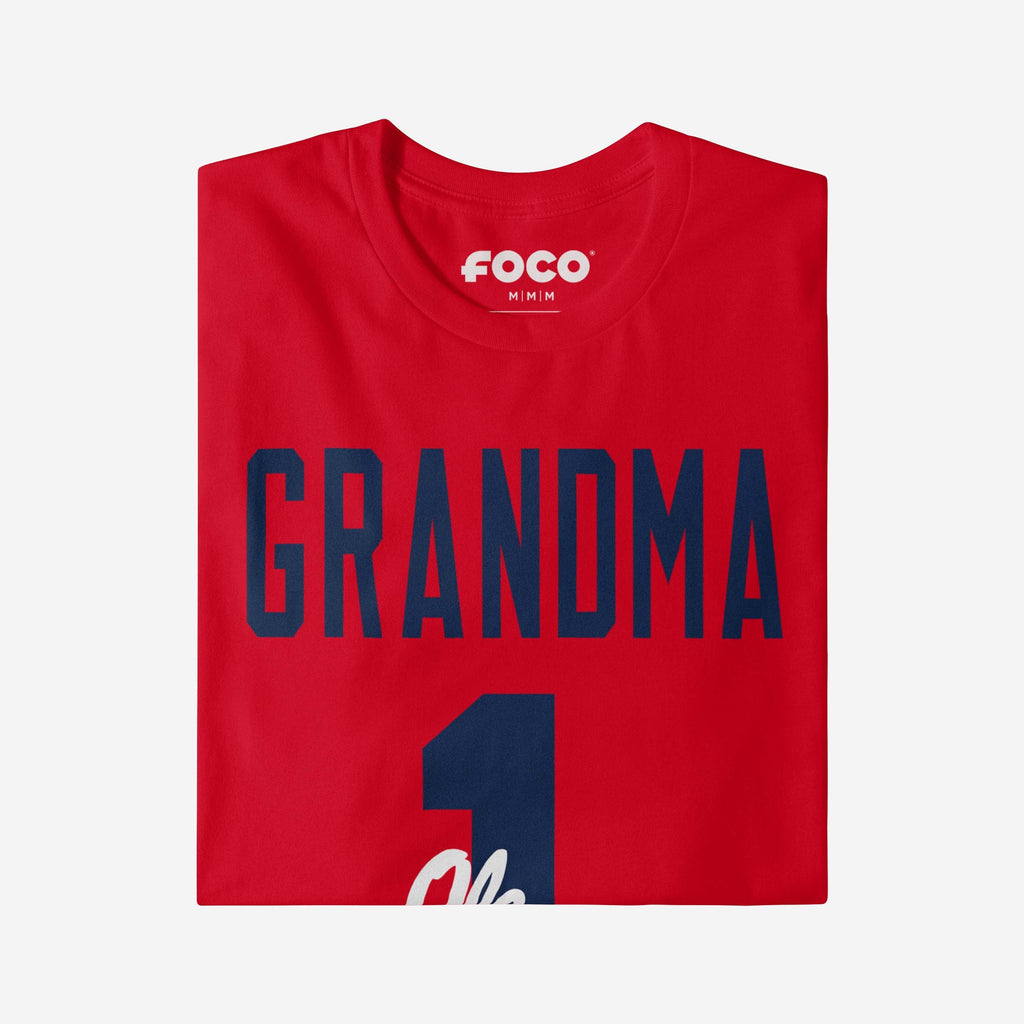 Ole Miss Rebels Number 1 Grandma T-Shirt FOCO