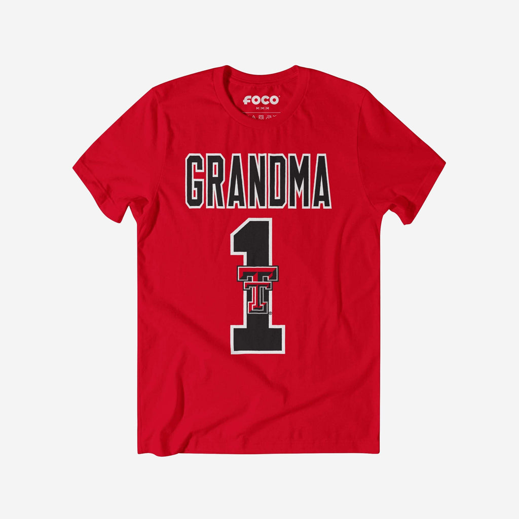 Texas Tech Red Raiders Number 1 Grandma T-Shirt FOCO