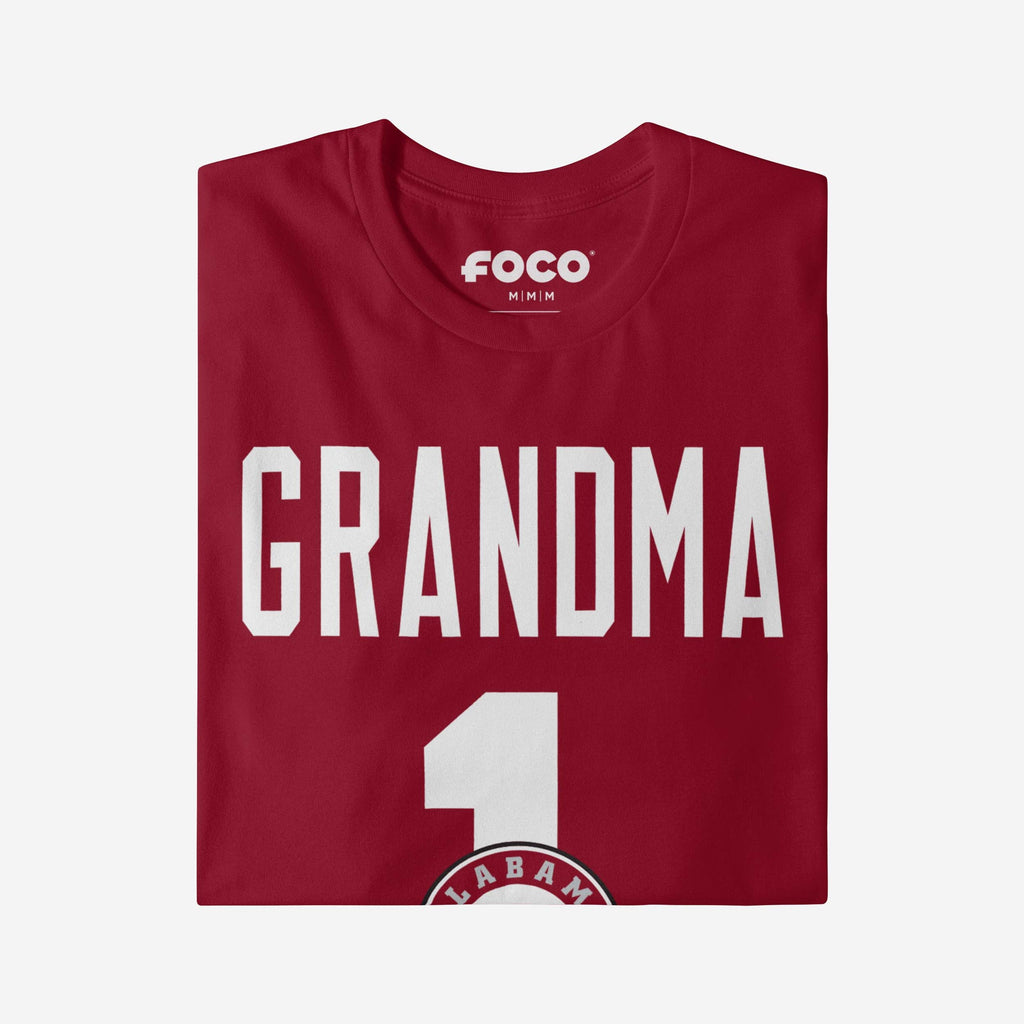 Alabama Crimson Tide Number 1 Grandma T-Shirt FOCO