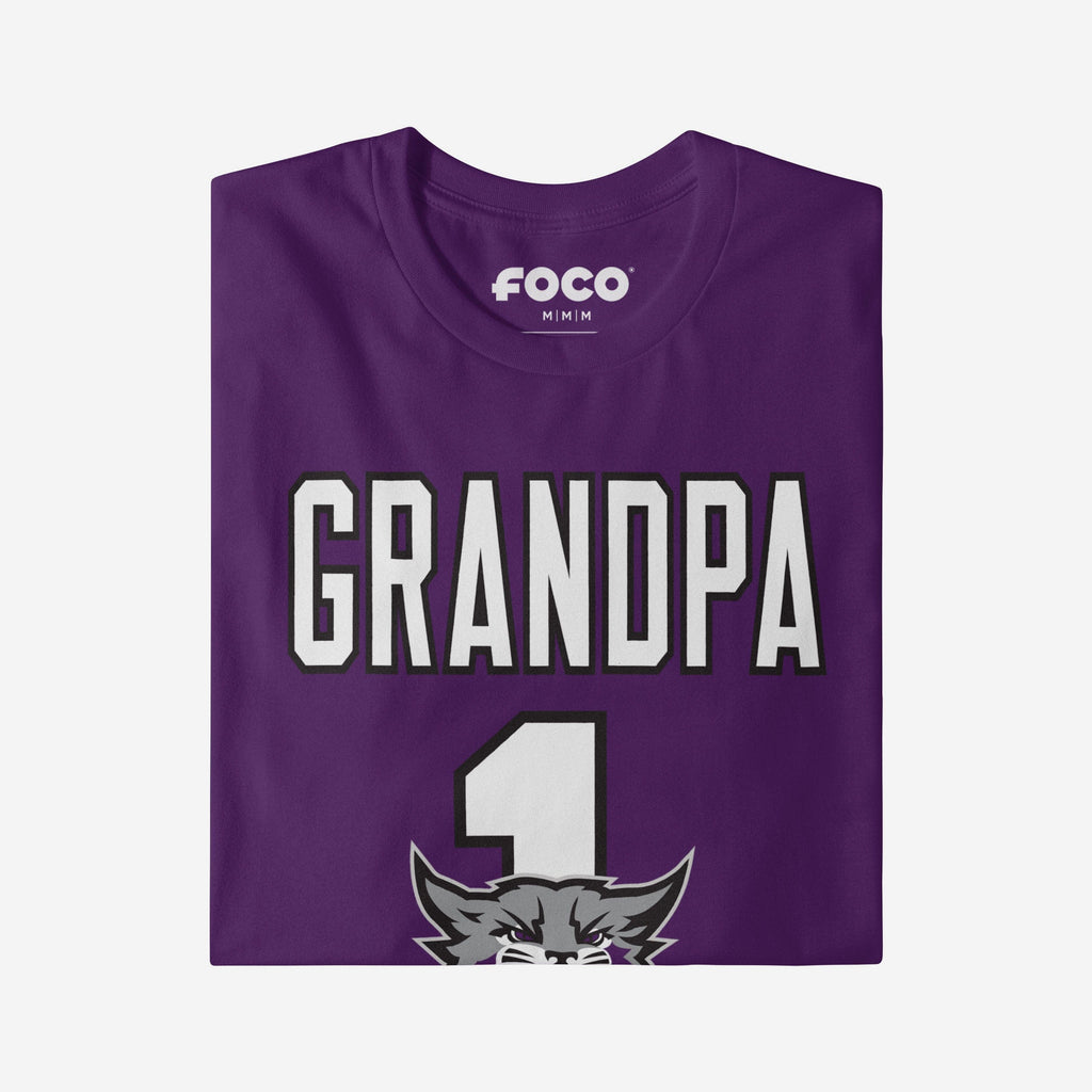 Weber State Wildcats Number 1 Grandpa T-Shirt FOCO