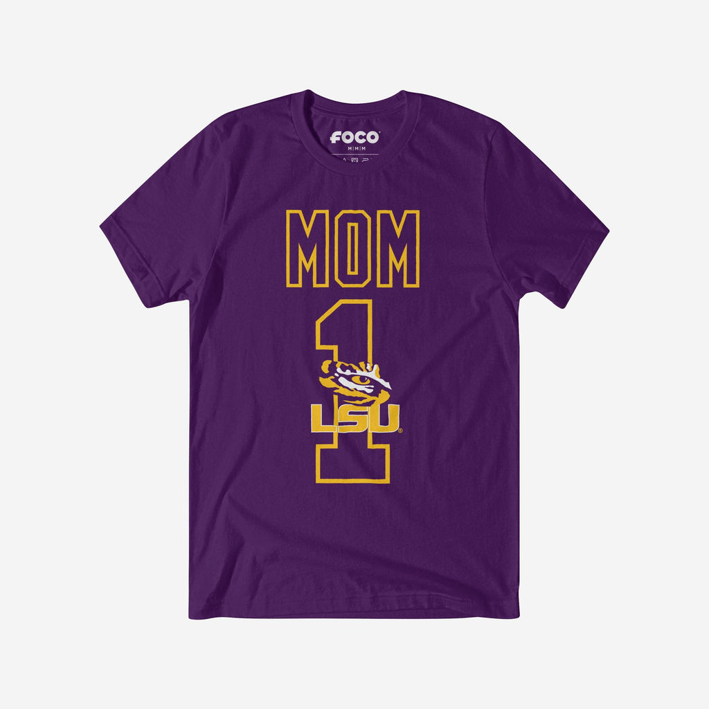 LSU Tigers Number 1 Mom T-Shirt FOCO