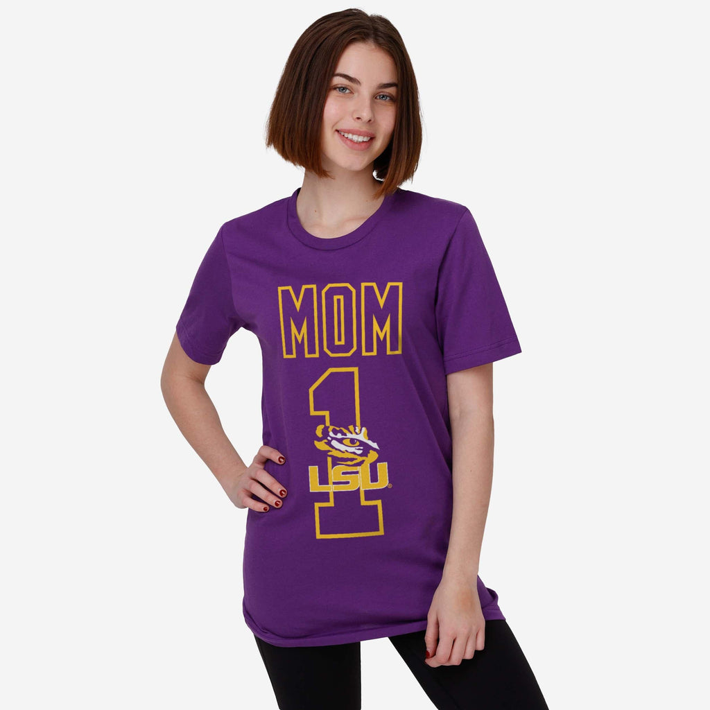 LSU Tigers Number 1 Mom T-Shirt FOCO
