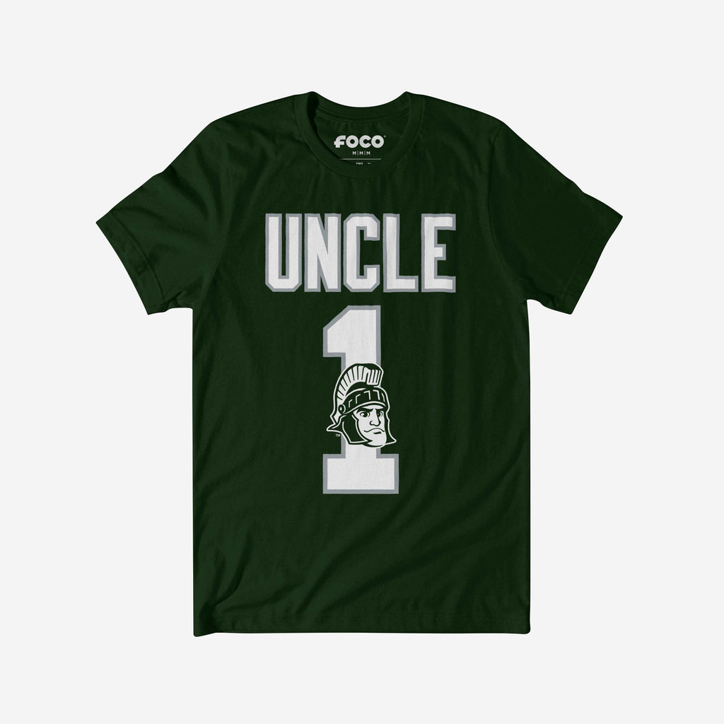Michigan State Spartans Number 1 Uncle T-Shirt FOCO