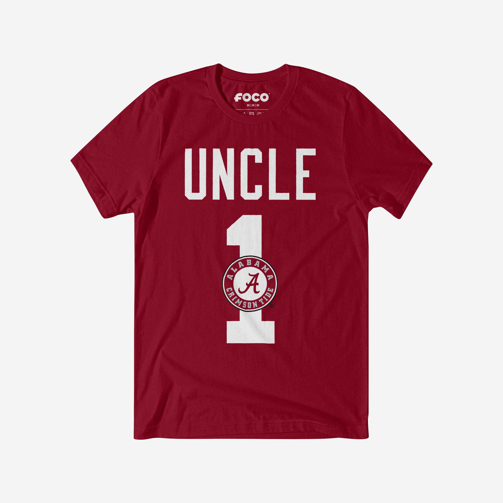 Alabama Crimson Tide Number 1 Uncle T-Shirt FOCO