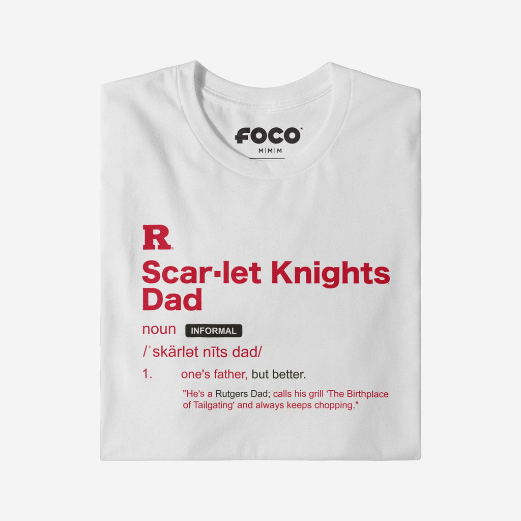 Rutgers Scarlet Knights Dad Definition T-Shirt FOCO